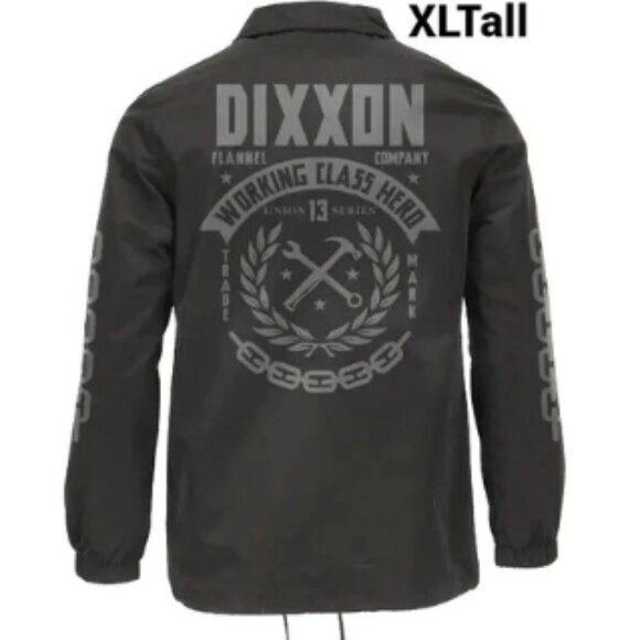 DIXXON | Jackets & Coats | Dixxon Flannel Weld Coaches Jacket Black ...